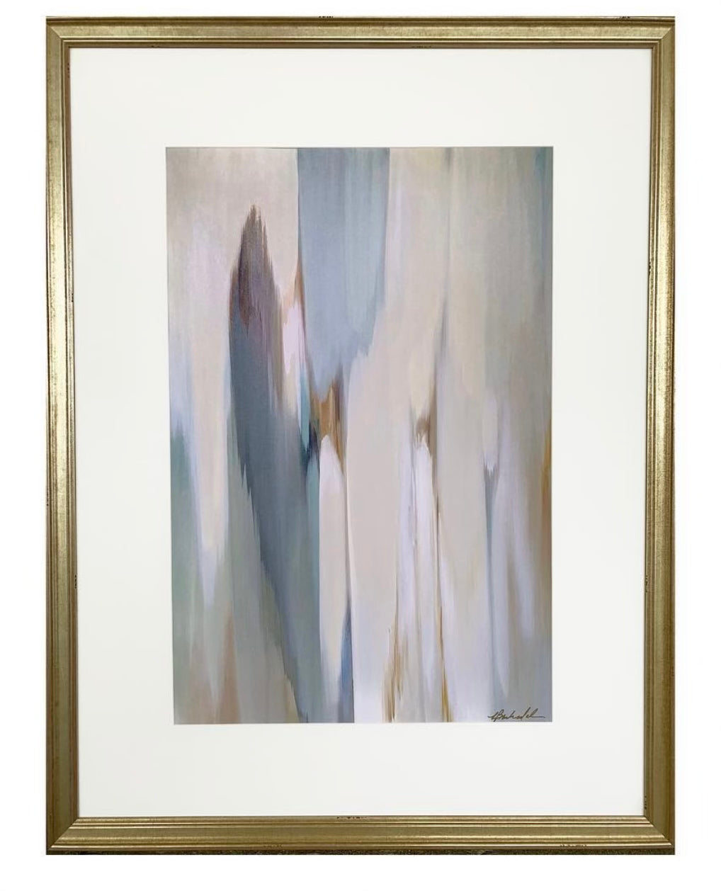 Framed Abstract Print 32x42 – mint.